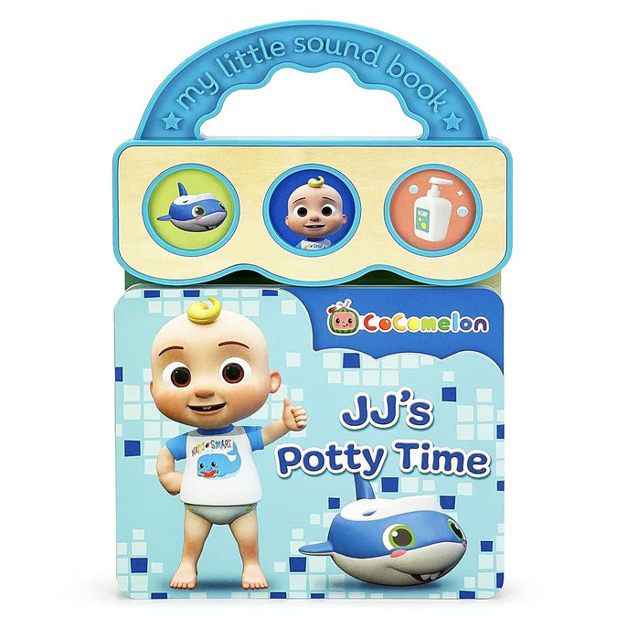 Cocomelon JJ's Potty Time 3-Button Potty Training Sound Board Book ...
